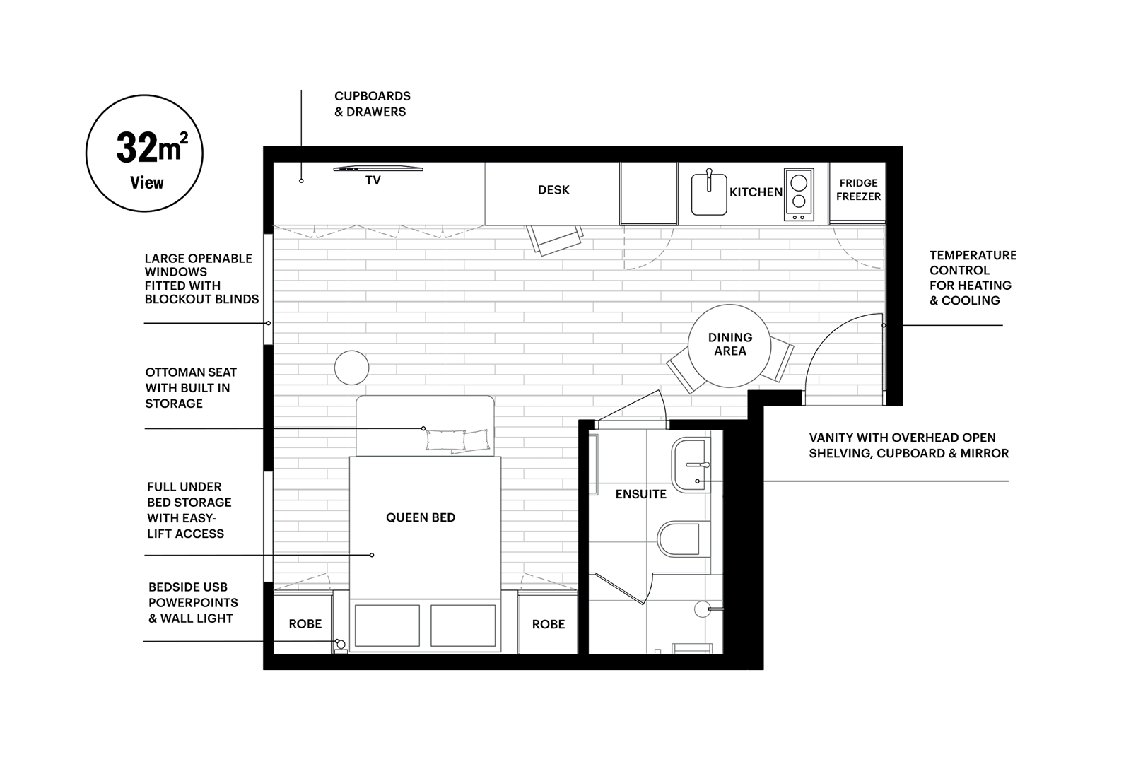 Campus House 的套房 -Journal Student Living
